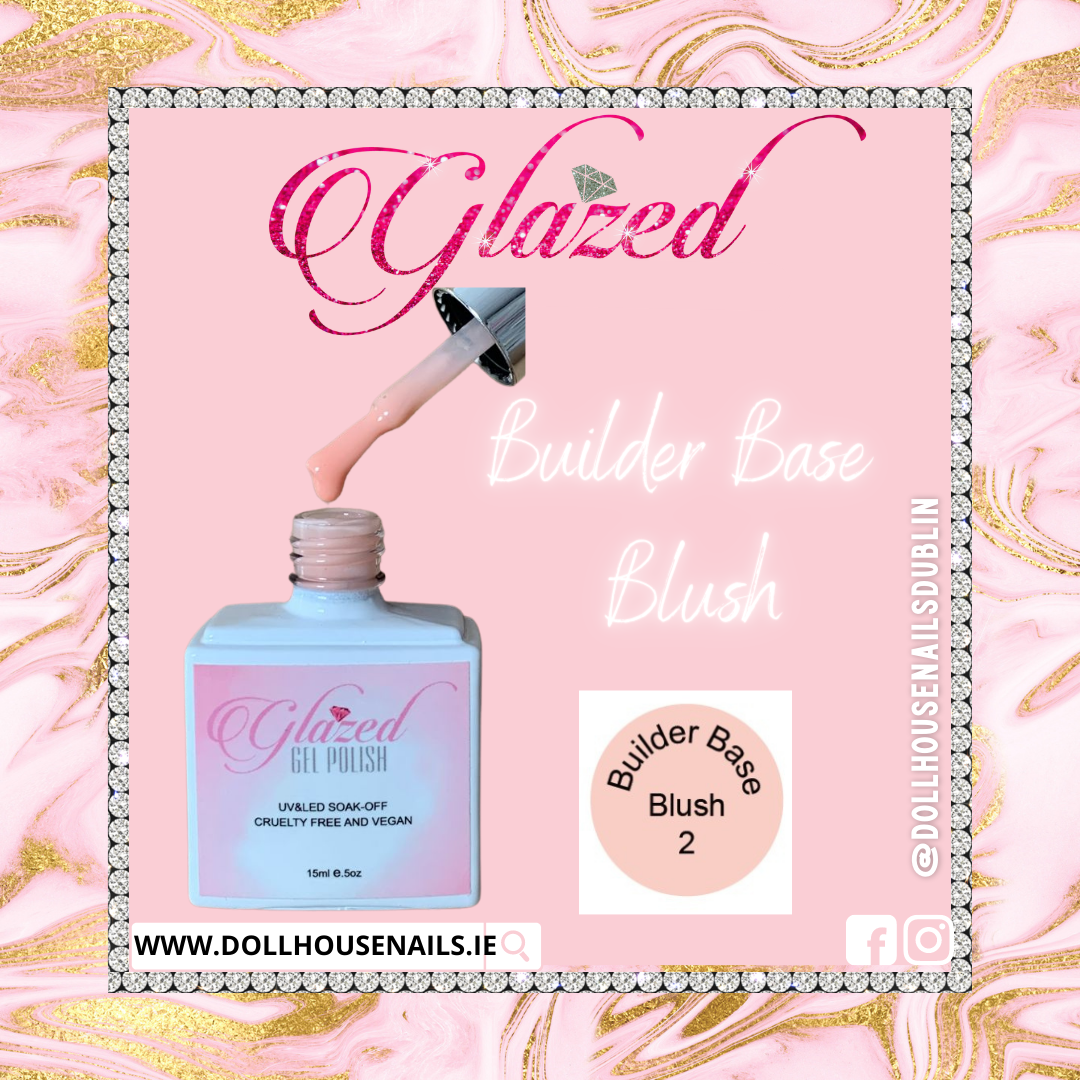 Glazed BIAB Builder Base (Blush 02) 12ml – DollHouseNails